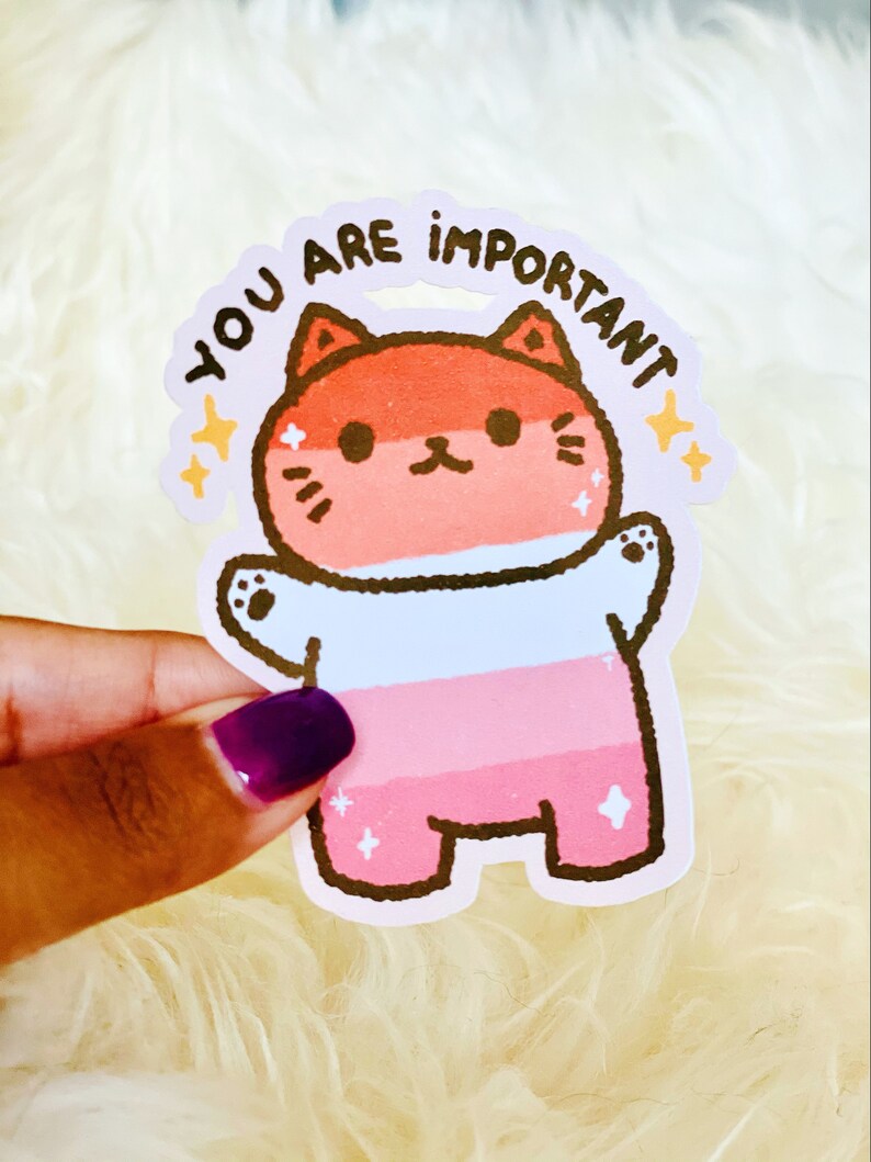 LGBTQ Sticker You Are Important Sticker Pride Sticker | Etsy