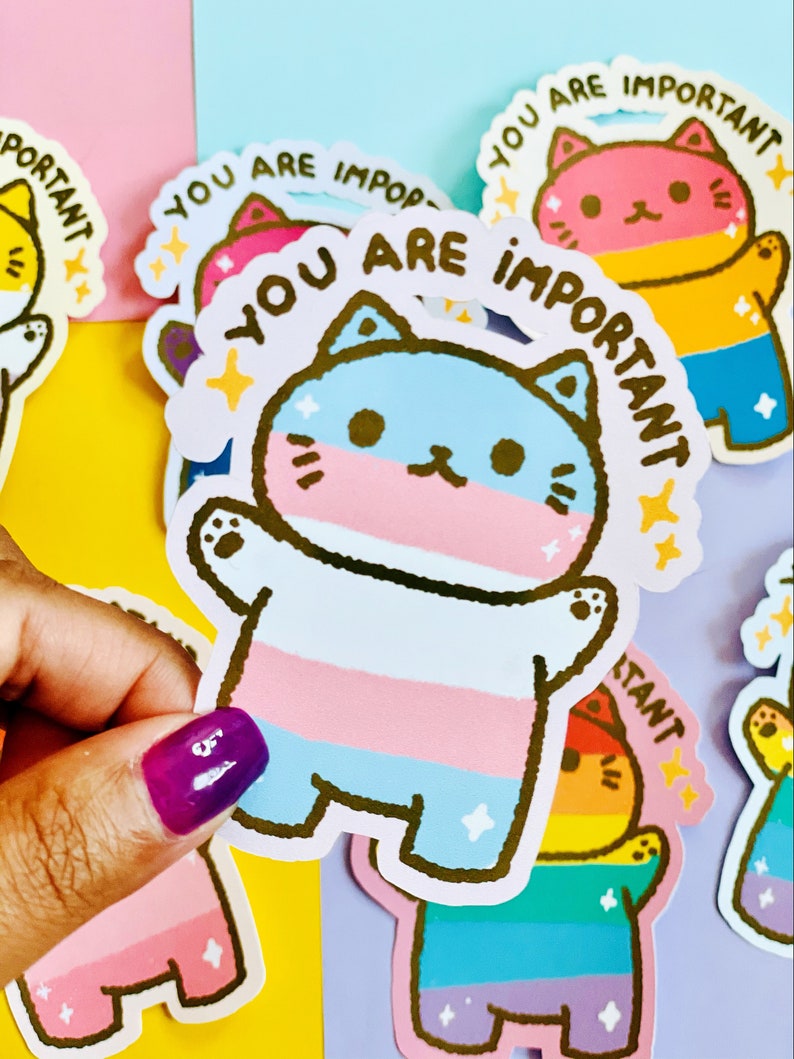 LGBTQ Sticker You Are Important Sticker Pride Sticker | Etsy