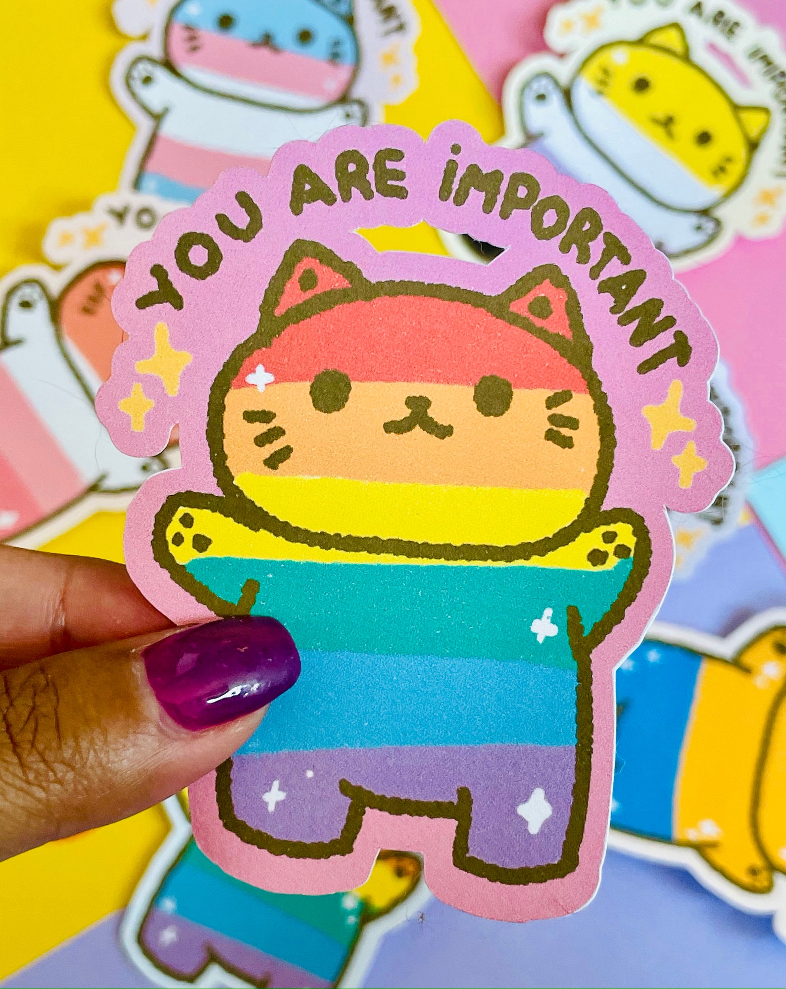 LGBTQ Sticker You Are Important Sticker Pride Sticker | Etsy