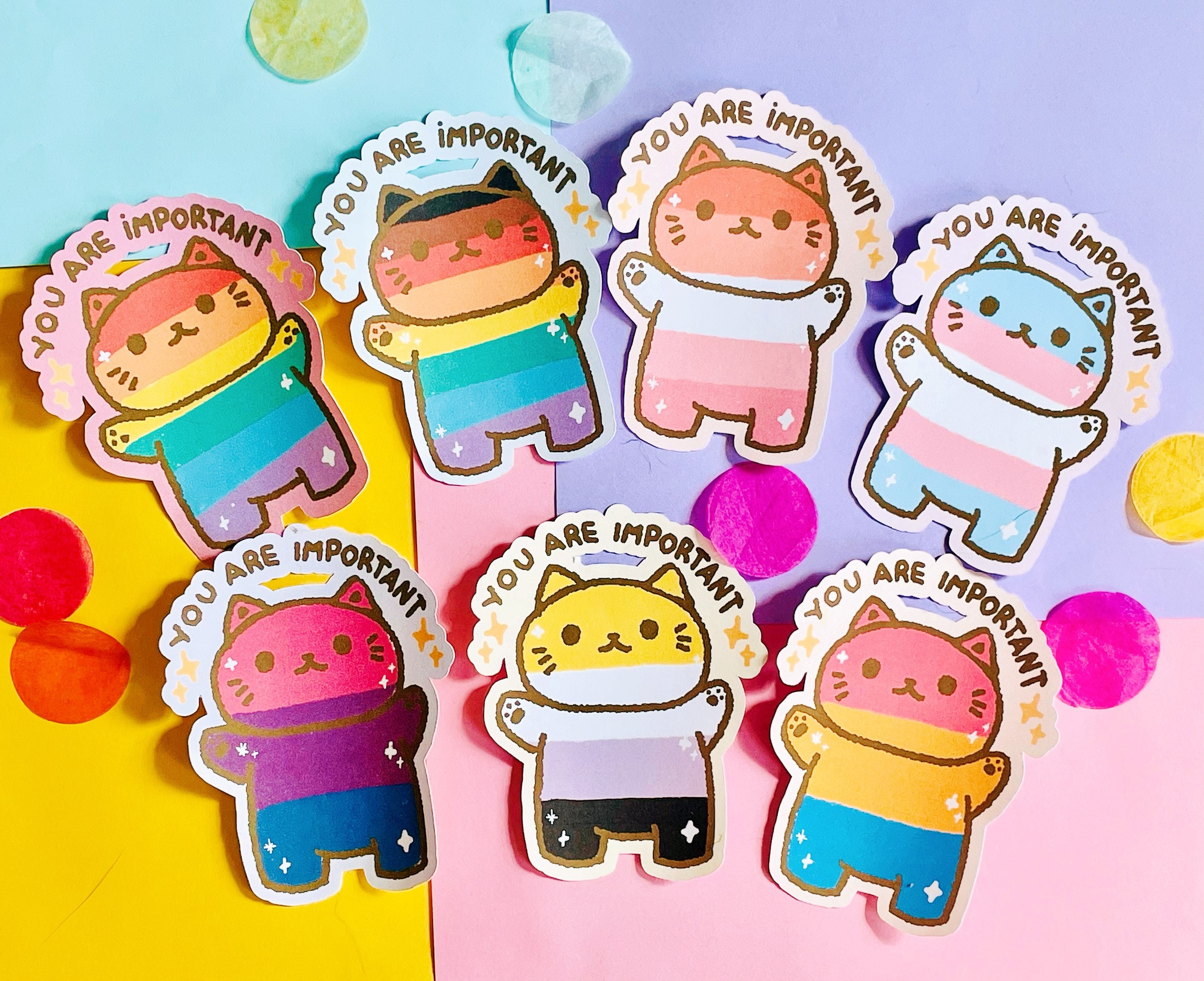 Paper Paper & Party Supplies Stickers, Labels & Tags Rainbow Sticker ...