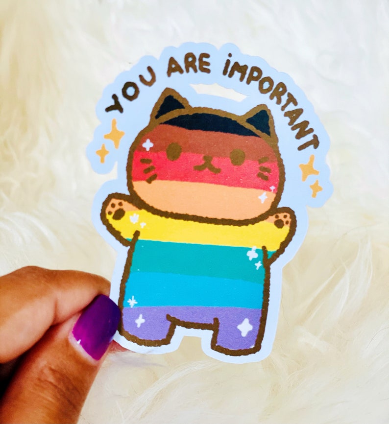 LGBTQ Sticker You Are Important Sticker Pride Sticker | Etsy