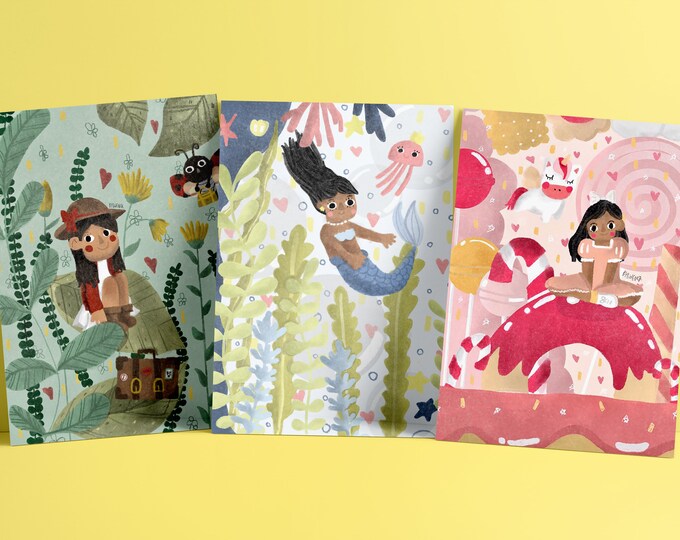 Fantasy World Postcard Pack | Garden Postcard | Under the Sea Postcard ...