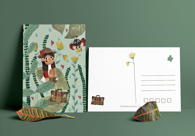 Fantasy World Postcard Pack Garden Postcard Under the Sea - Etsy