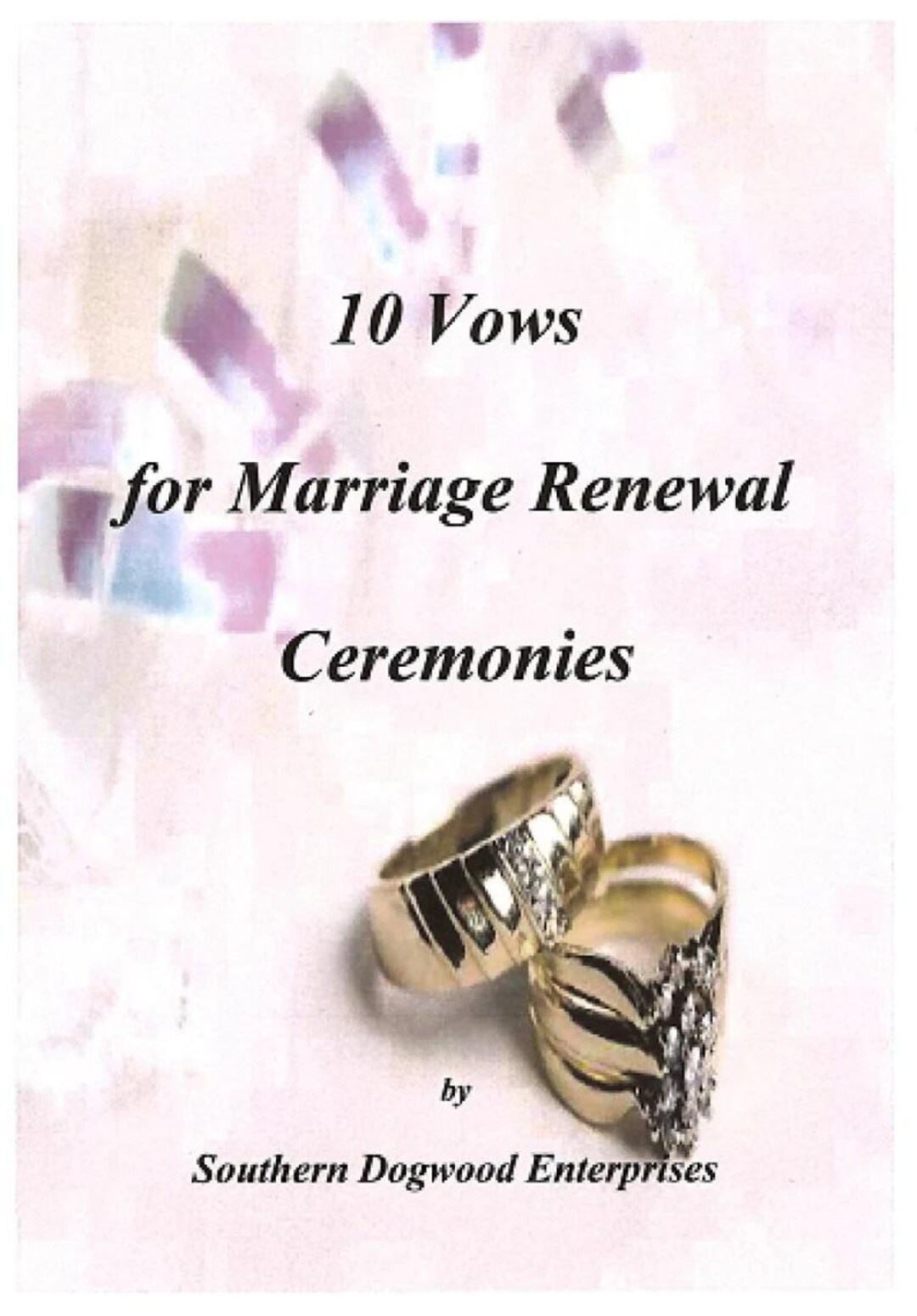 10 Vows for Marriage Renewal Ceremonies (ebook)/ Immediate Download ...