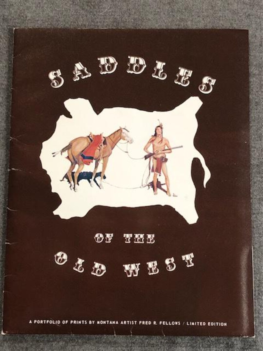 Western Art by Fred Fellows, Cowboy Artist, Saddles of the West ...