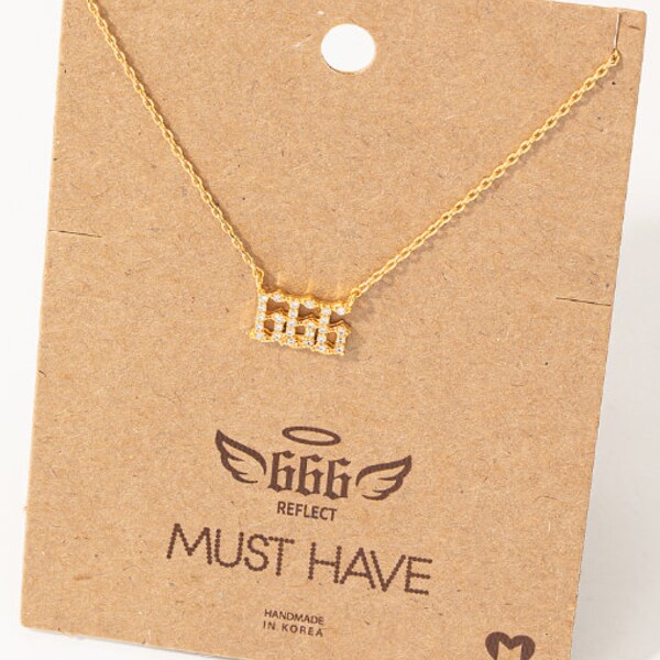 666 Necklace - Etsy