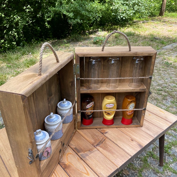 Folding Wooden Box - Etsy