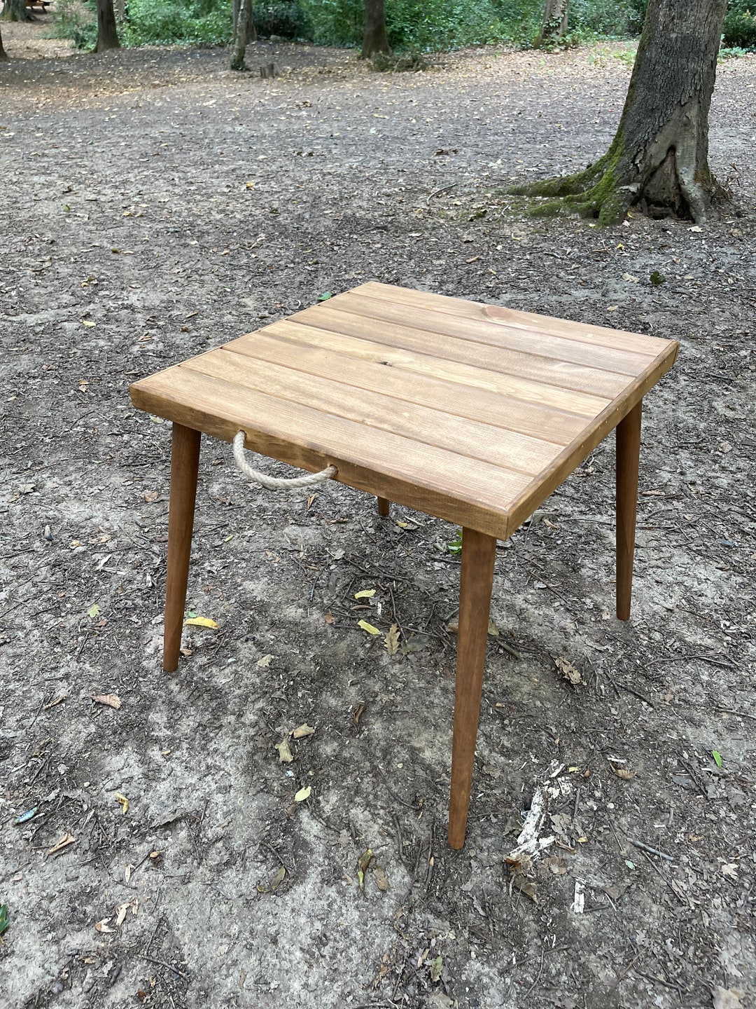 Wooden Table, Picnic Table, Car Picnic Table, Folding Table, Boho ...