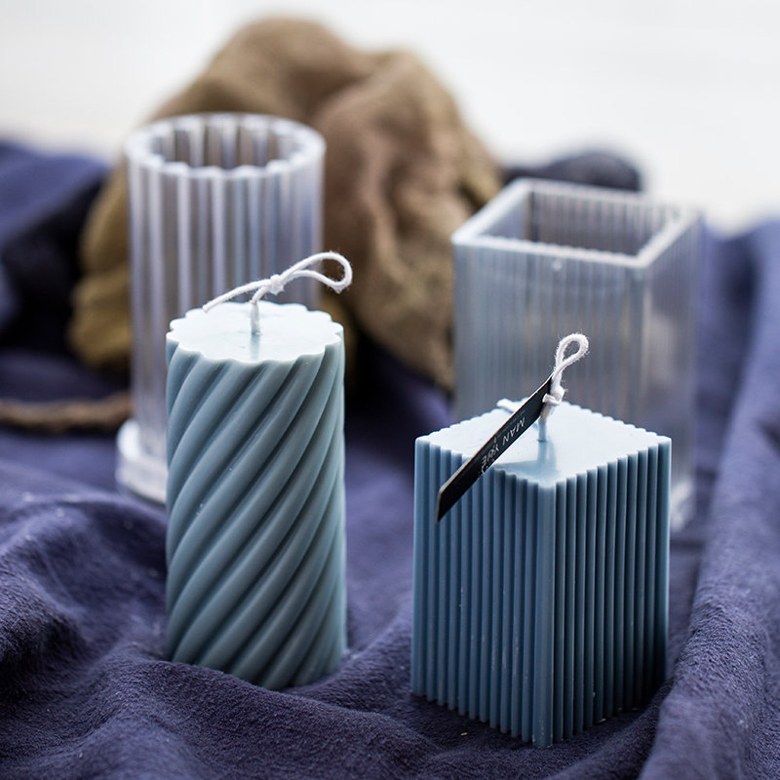 Irregular Columnar Candle Moldacrylic Candle Moldhandmade - Etsy