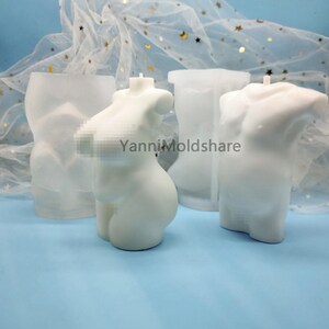 Busty Male and Female Human Body Mold,human Body Silicone Mold,candle ...