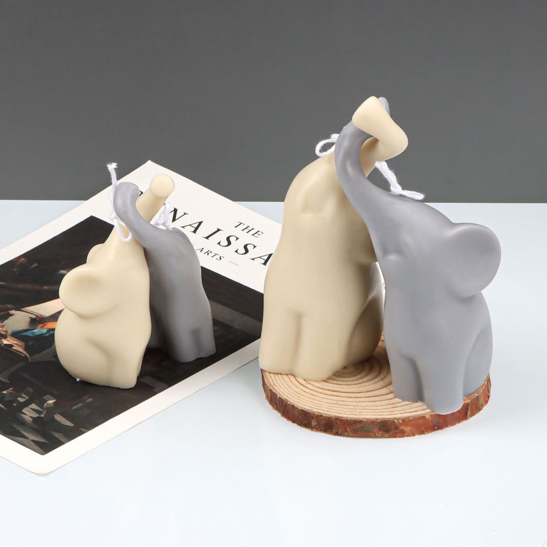 Long-nosed Elephant Mold Elephant Candle Mold Animal Mold - Etsy UK