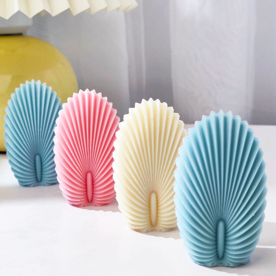 Double Peacock Screen Silicone Mold, Palm Leaf Candle Mold, Origami ...