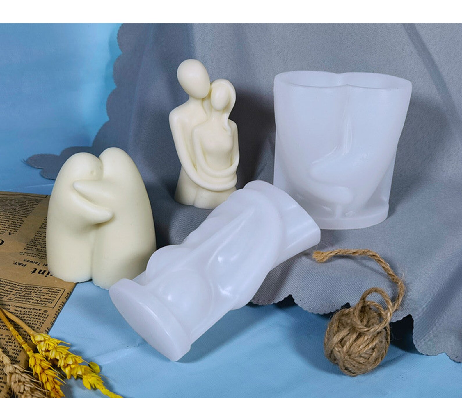 Abstract Body Moldhuman Body Silicone Moldfamily Candle - Etsy