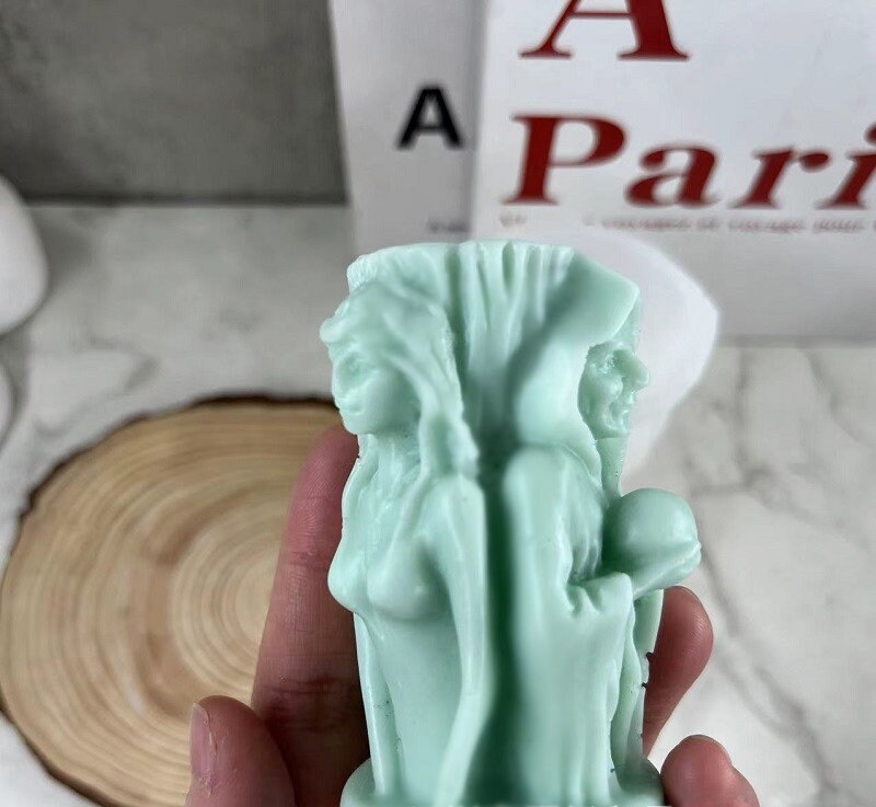 Goddess Mold Witch Mold Prayer Mold Goddess Candle Mold - Etsy