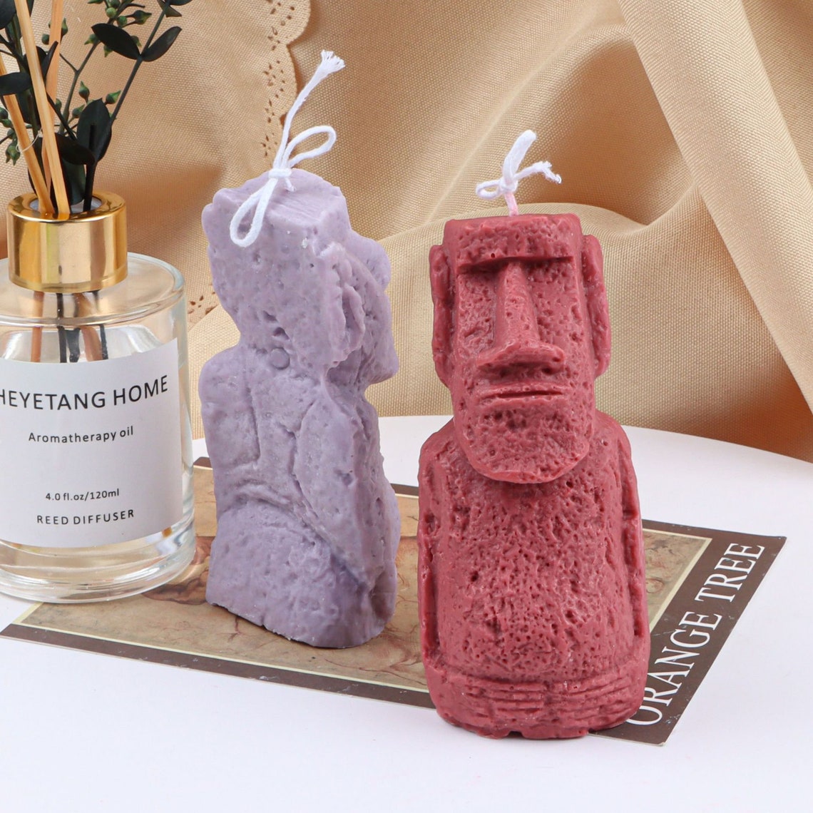 Easter Island Moai Mold Stone Statue Mold Candle Mold - Etsy