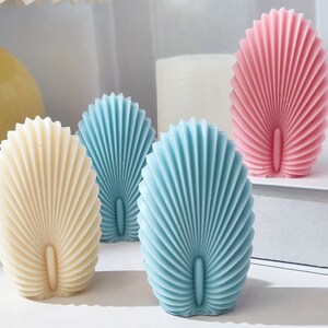 Double Peacock Screen Silicone Mold, Palm Leaf Candle Mold, Origami ...