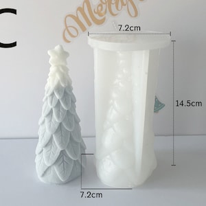 Pine Candle Mold, Christmas Tree Candle Mold, Christmas Tree Mold ...
