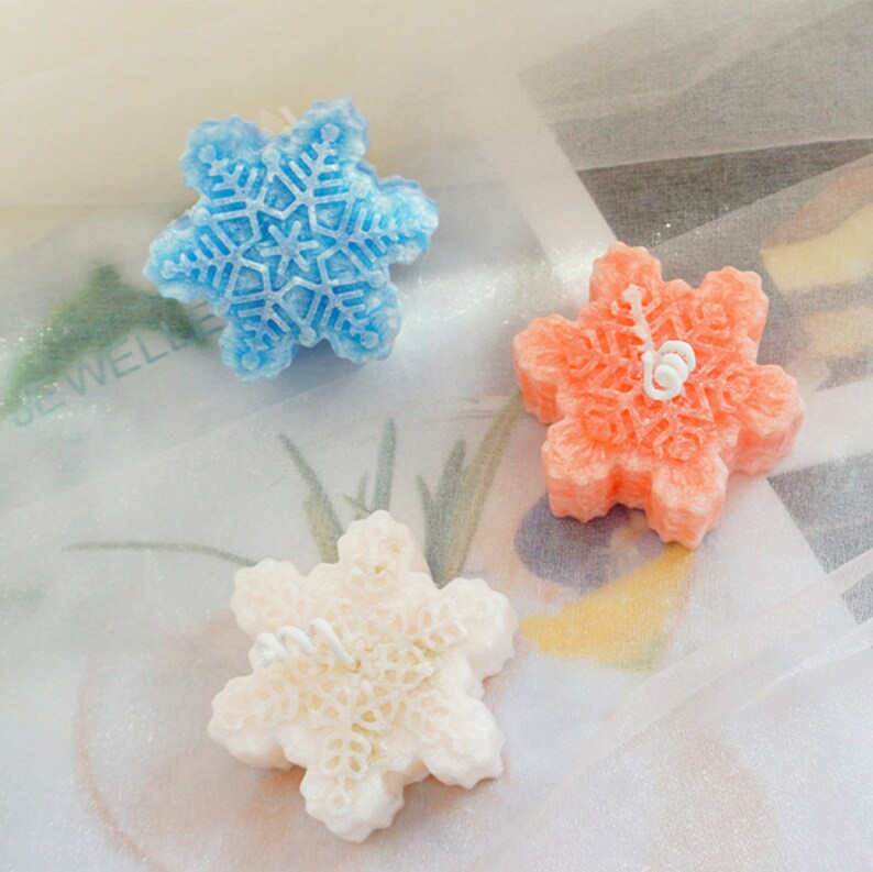 Snowflake Mold Christmas Snowflake Food Grade Silicone Mold - Etsy