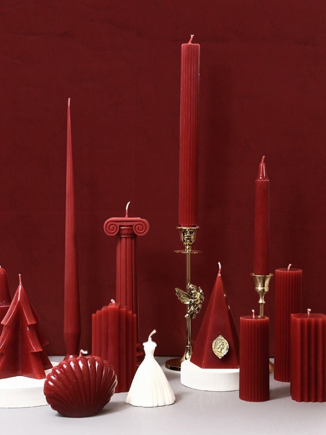 Dinner Candle Mould,modeling Candle Mold Collection,irregular Columnar ...