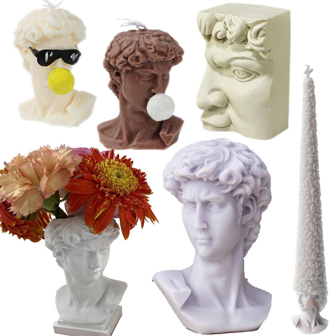 David Mold, David Candle Mold, Candle Mold for Statue, Handmade Soap ...