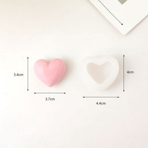 Heart Candle Mold Heart Overlap Mold Cute Heart Mold Candle - Etsy
