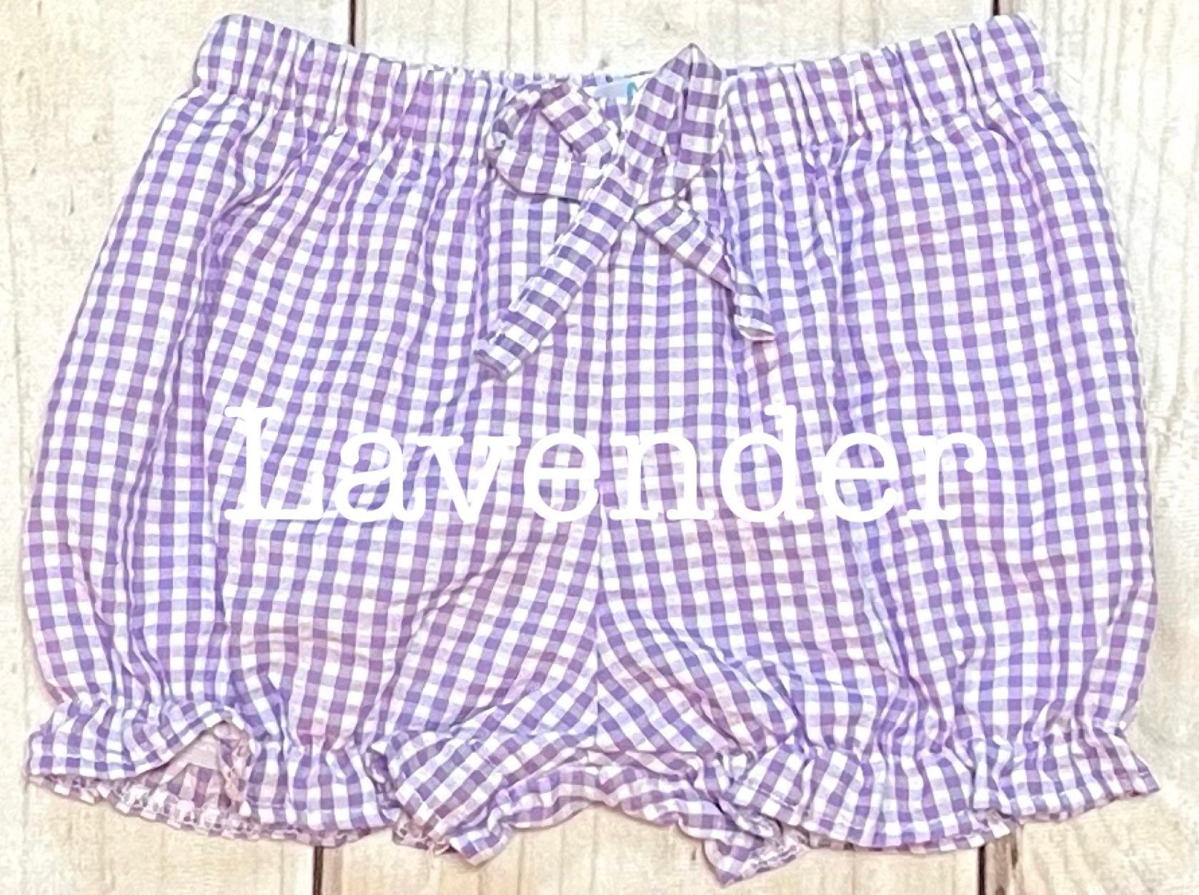 FREE Ship Over 35! Gingham Fully Lined Bloomers With Bow - 3m-5t - Red ...