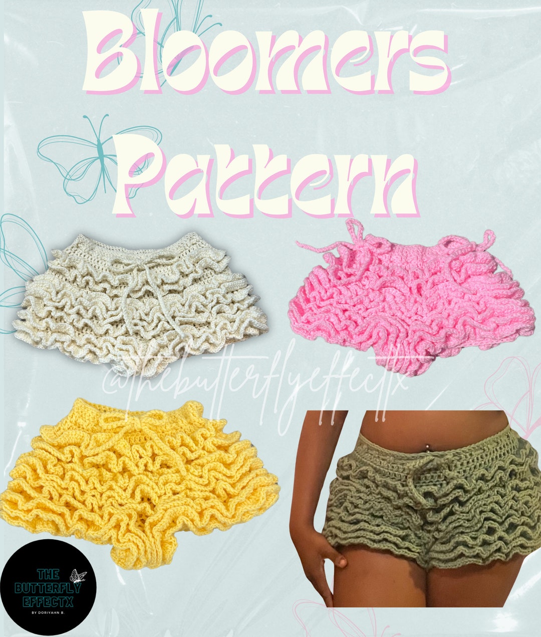 Bloomers/ruffle Shorts Pattern - Etsy