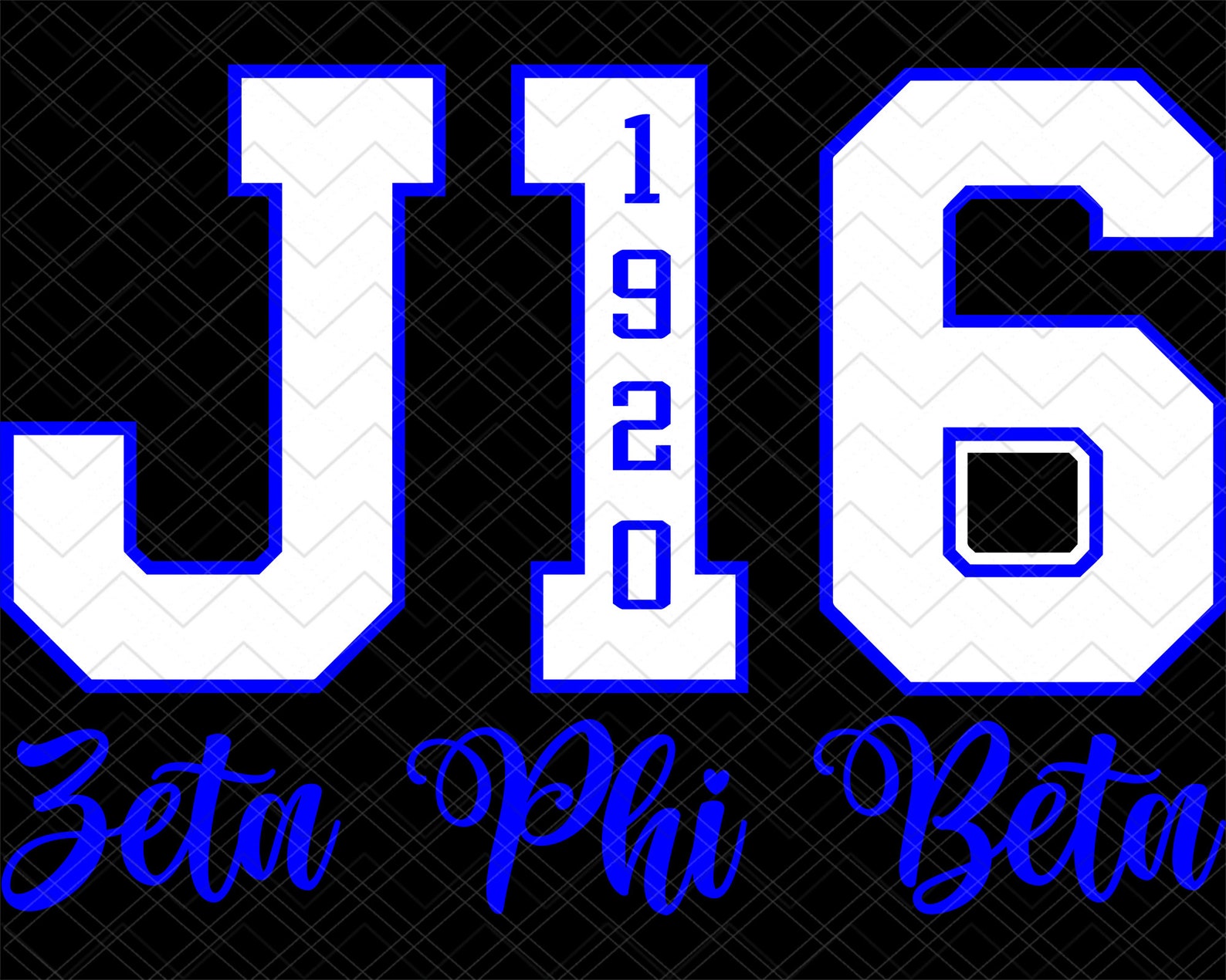 J16 Zeta Phi Beta Founders Day SVG J16 Svg ZPB Sorority | Etsy