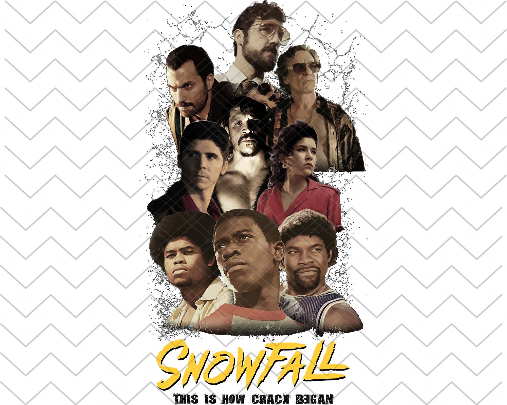 Snowfall TV Show All Characters Art Franklin Saint Jerome | Etsy