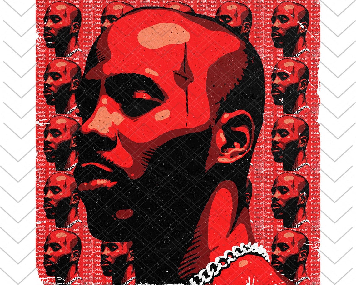 DMX Art Hip-Hop Legend Dmx Tribute Art DMX Shirt American | Etsy