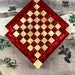 Maple Wood Red Lava Resin Chess Board - Etsy