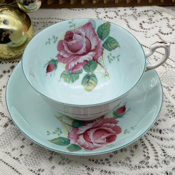 Vintage Cabbage Rose - Etsy
