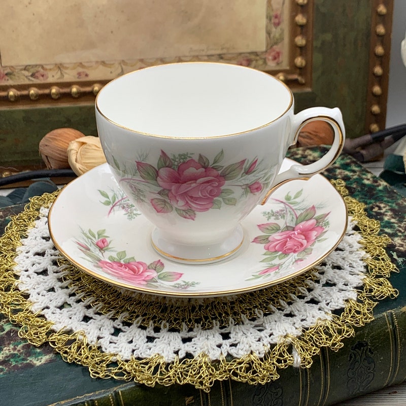 Rosebud Tea Cups - Etsy