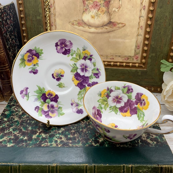 Purple Tea Cup - Etsy