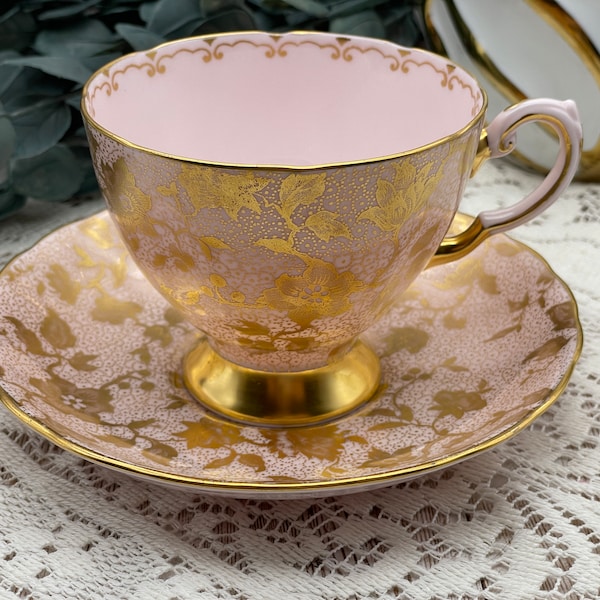Vintage Pink China - Etsy