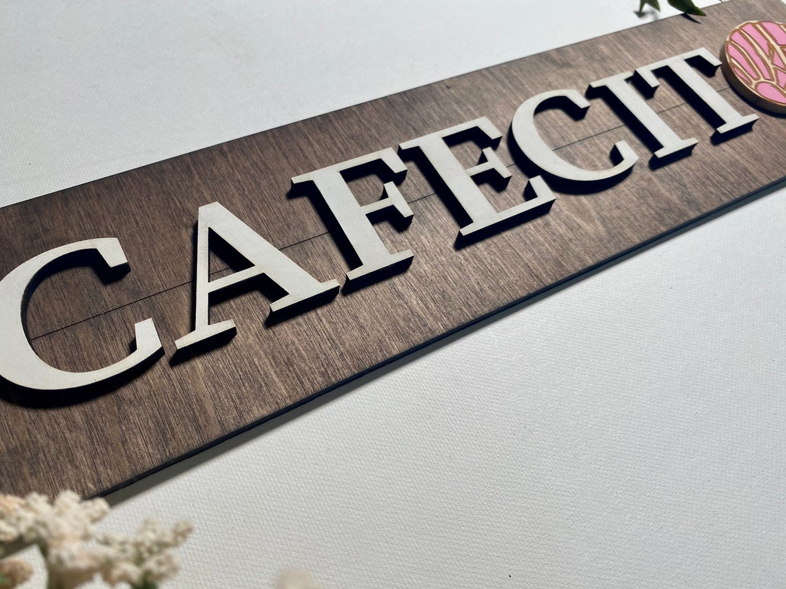 Cafecito Coffee Bar Sign Kitchen Decor Latin Inspired - Etsy