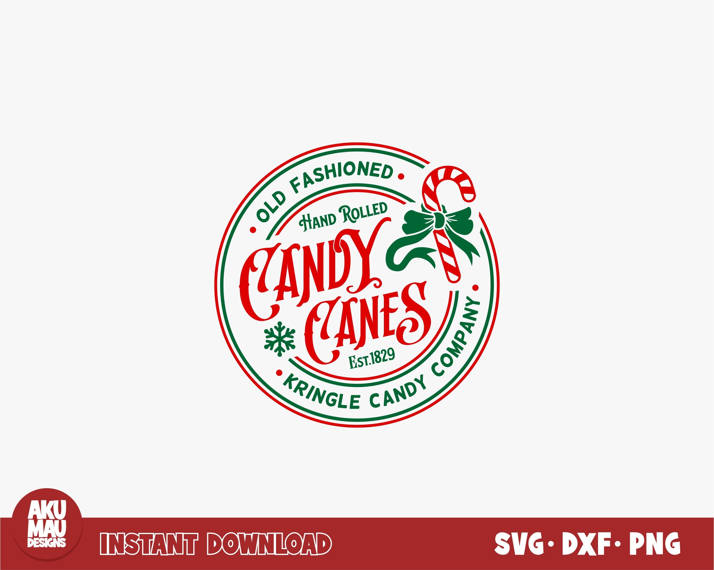 Candy Cane Svg | Kringle Candy Company Svg | Kringle Candy Co Svg ...