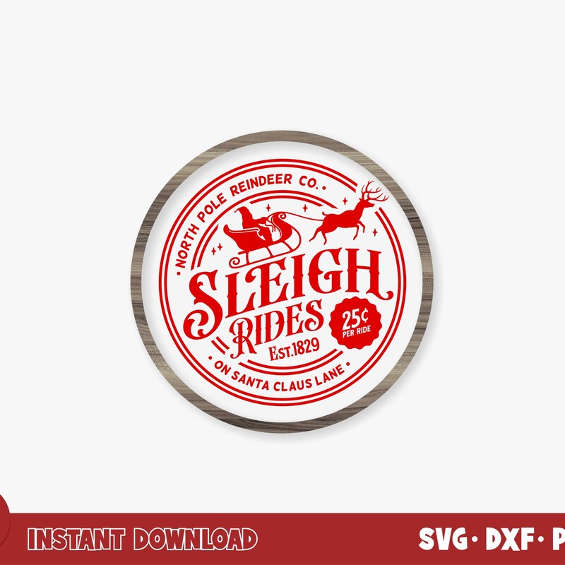 Sleigh Ride Svg - Etsy