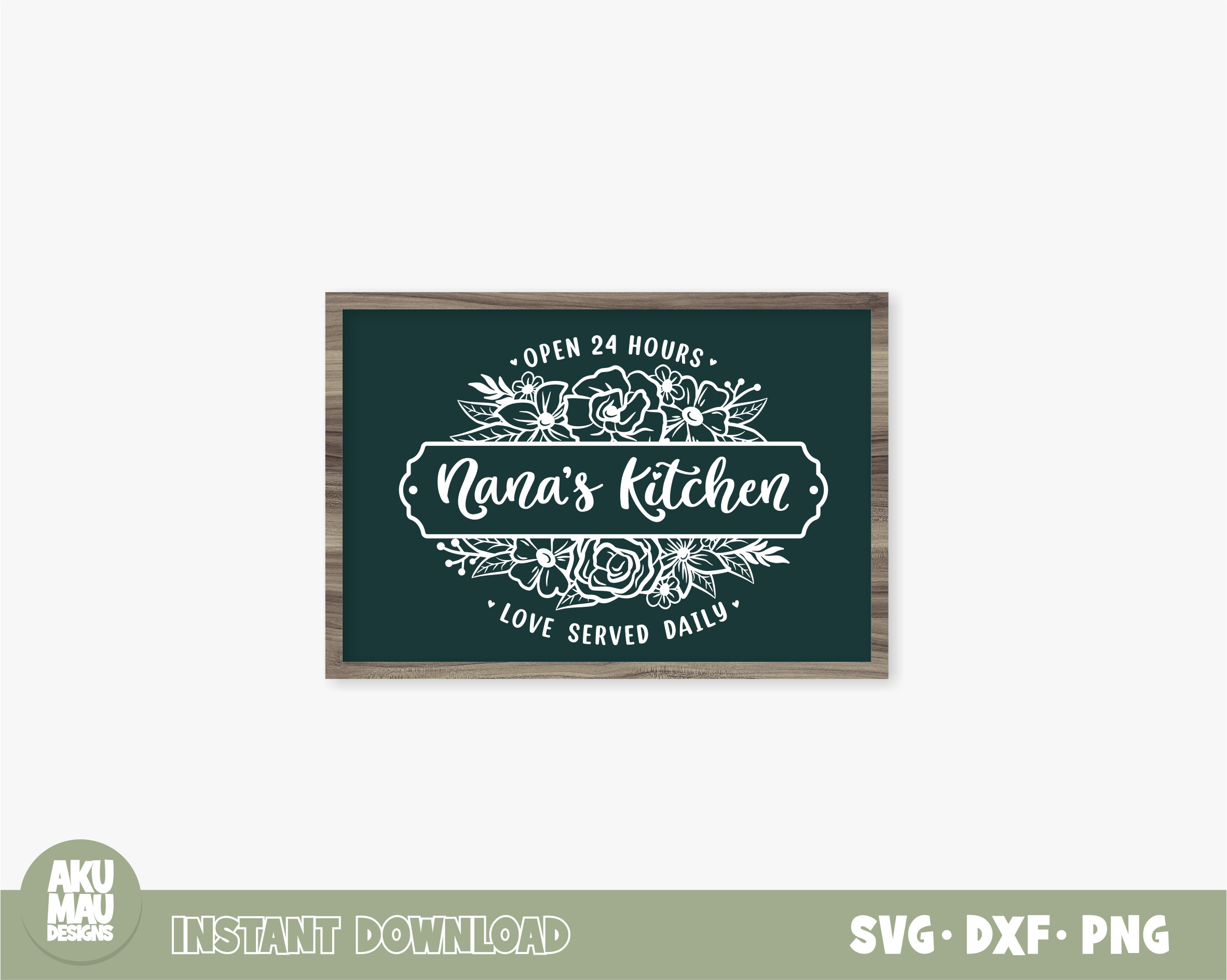 Nana's Kitchen Svg | Nana's Kitchen Sign Svg | Kitchen Svg | Farmhouse ...