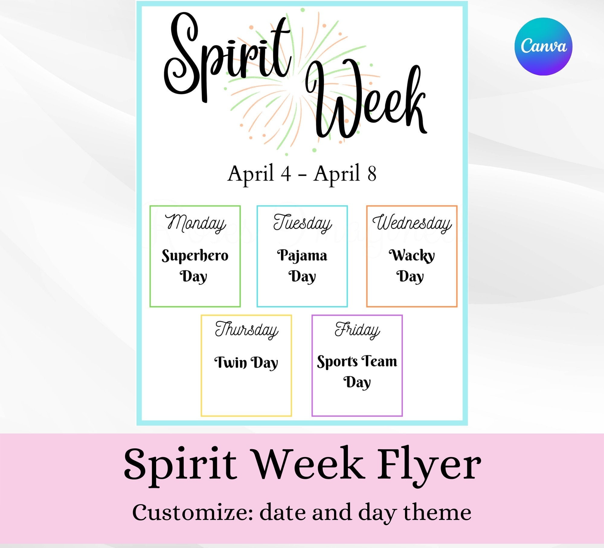 Spirit Week Theme Ideas