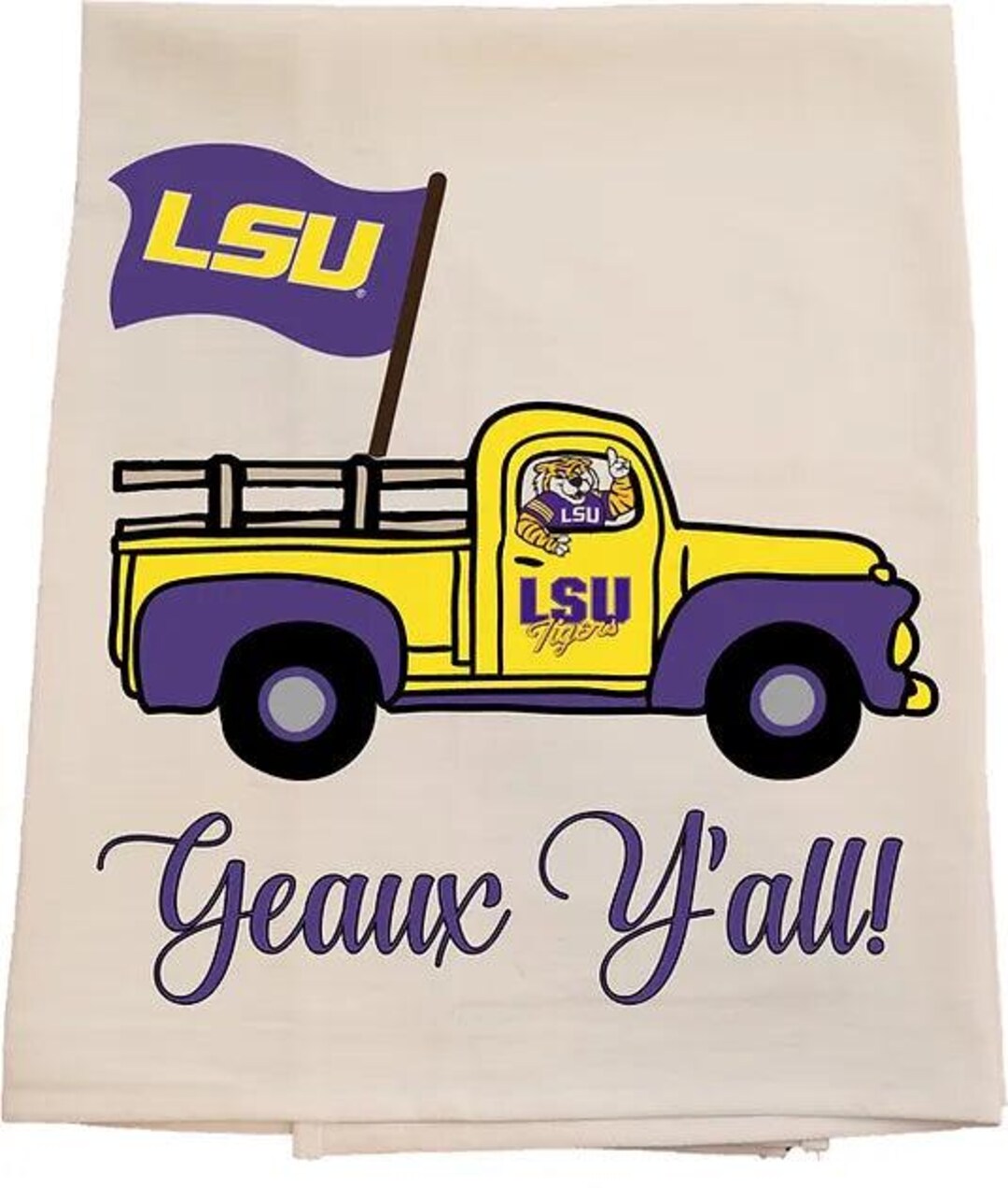 LSU Truck-licensed Carried by Bows and Bunnies. - Etsy
