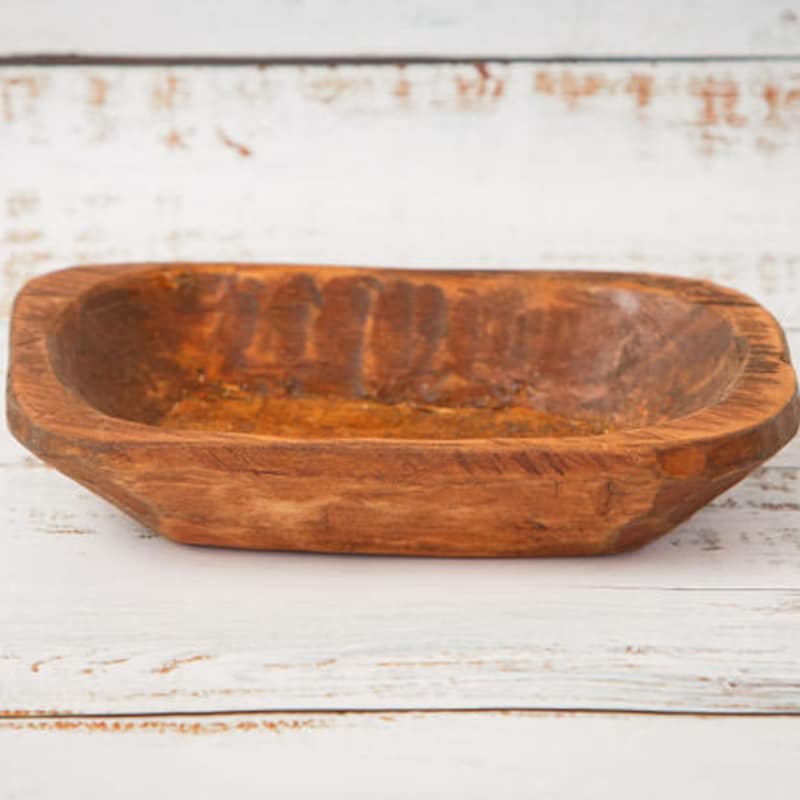 Wooden Bread Bowl - Etsy