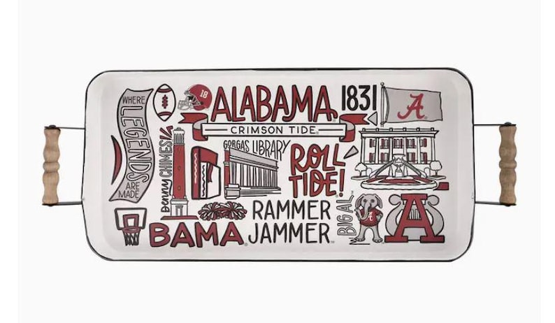 University of Alabama Enamel Tray-licensed by Glory Haus - Etsy