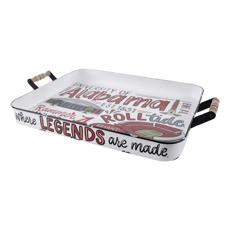 University of Alabama Enamel Tray - Etsy