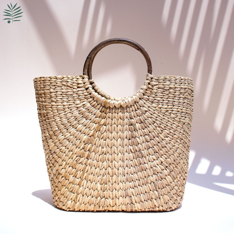 Handwoven Bag Vintage Bag Handmade Bag Round Bag - Etsy