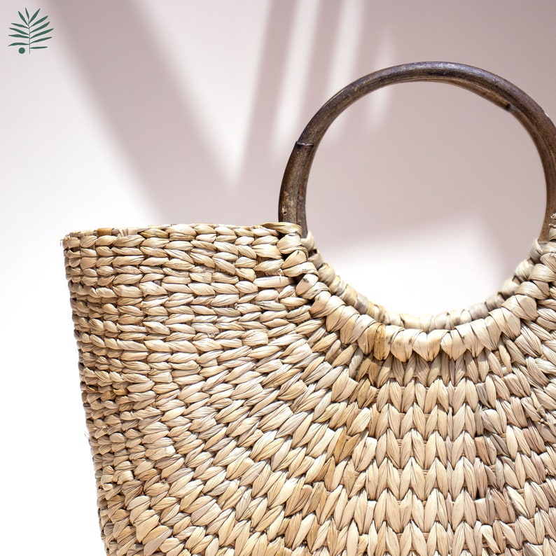Handwoven Bag Vintage Bag Handmade Bag Round Bag - Etsy
