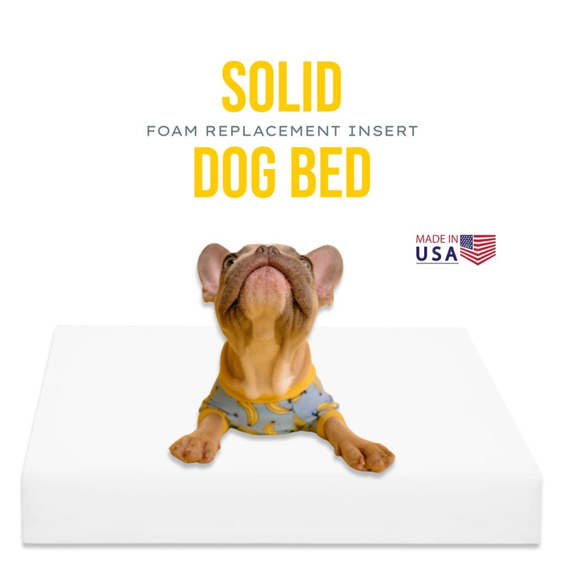 Dog Bed Orthopedic Replacement Foam Insert - Etsy