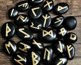 Hand Painted Runes - Etsy