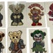 DEADY BEARS Horror Tattoos set of 10 - Etsy
