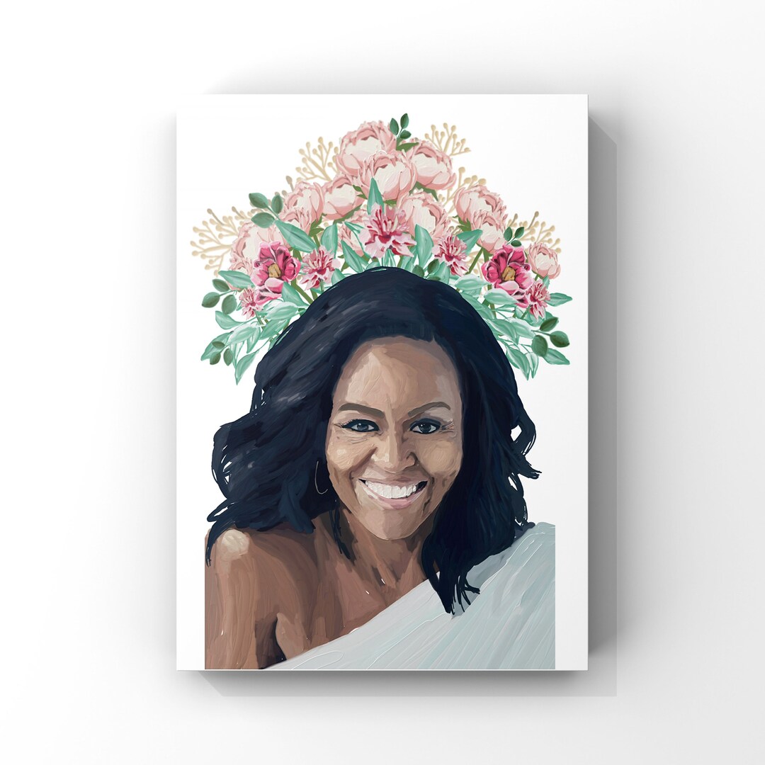 First Lady Michelle Obama Art Print - Etsy